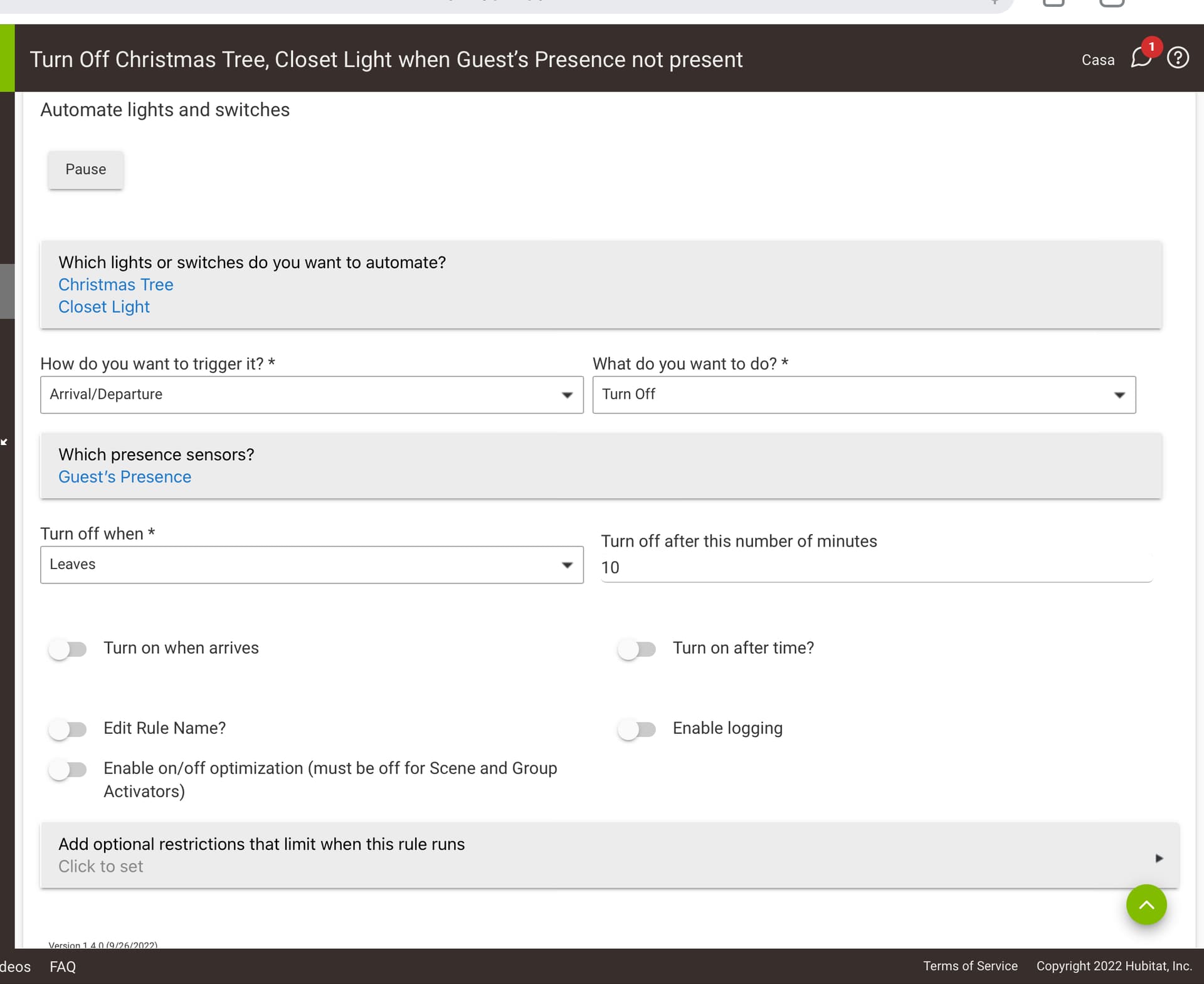 Is there an app for presence sensor automation or just rule machine? - 🛎️ Get Help - Hubitat