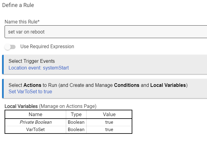 How to set a virtual switch on reboot? - Apps - Hubitat