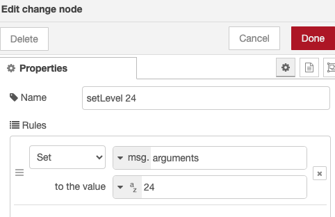 Node-RED: Sending multiple commands to dimmer - Integrations - Hubitat