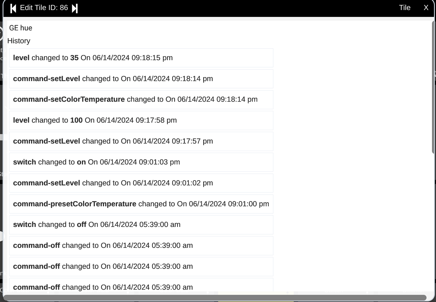 Feedback Add Logs Tile Or Some Other Means To View Device History Easy Dashboard 🆕 Hubitat