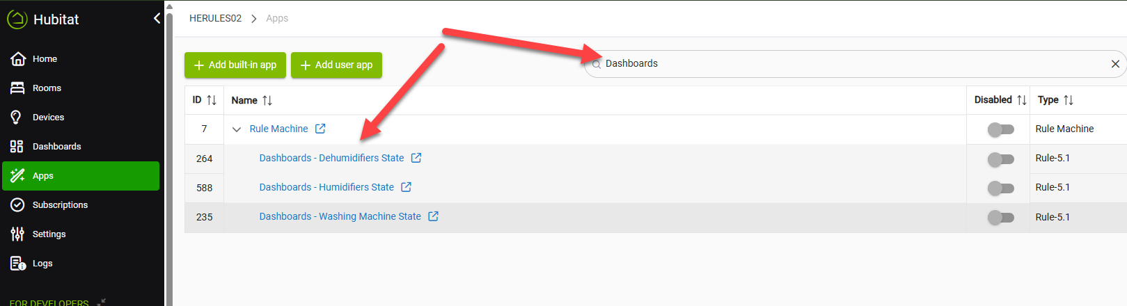 Rules have disappeared - Apps - Hubitat