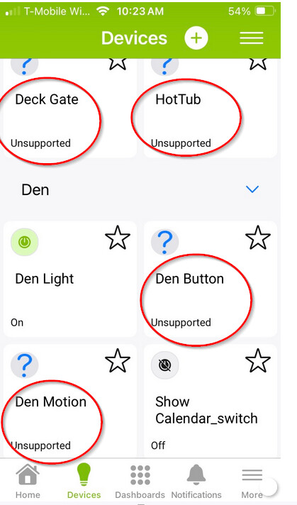 NEW IOS app - unsupported devices - Page 2 - iOS App - Hubitat