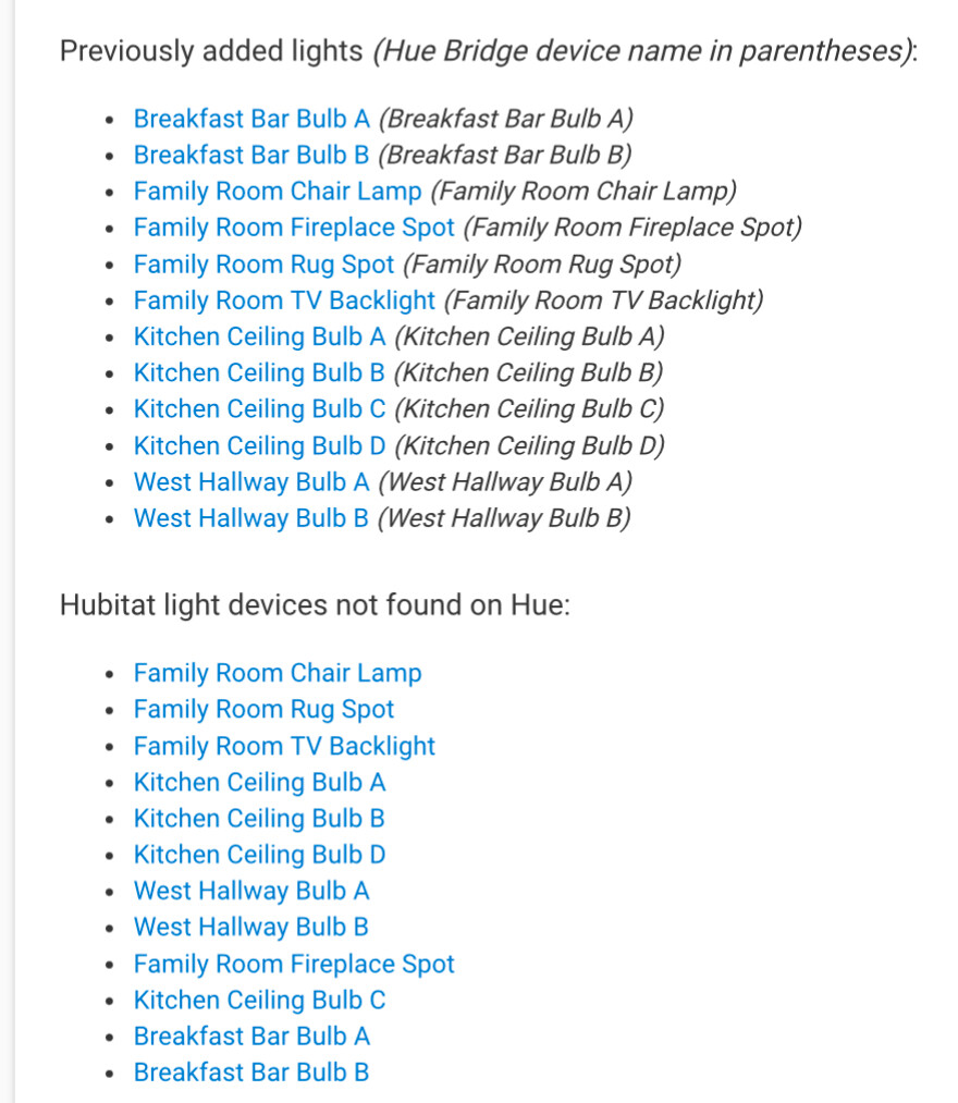 Cocohue Duplicate Lights - Custom Apps - Hubitat Cocohue Duplicate Lights - Custom Apps - Hubitat
