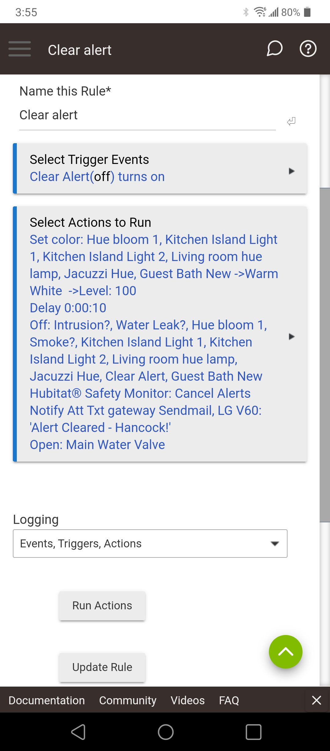 Cancel Alerts on Mobile App - iOS App - Hubitat