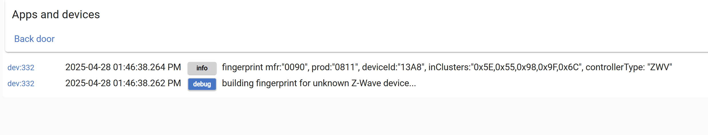 Kwikset Z-Wave Plus S2-capable locks identified as RGBgenie Micro ...