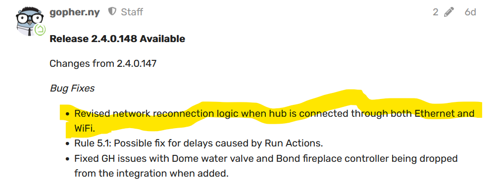 Setup new router now Hub flashing green and red - 🛎️ Get Help - Hubitat