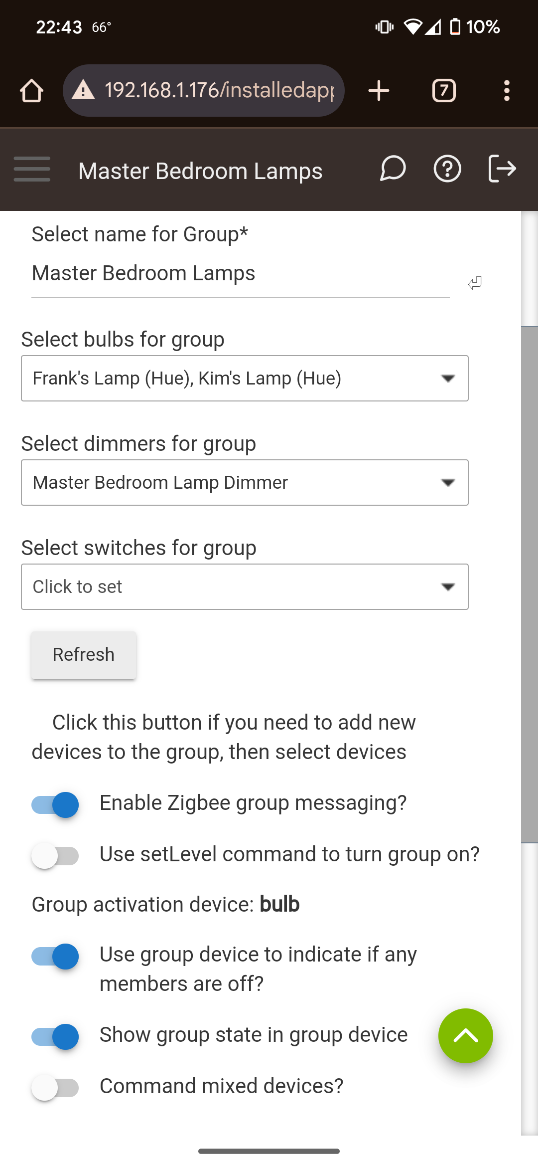 Groups and Scenes missing switch events - 🛎️ Get Help - Hubitat