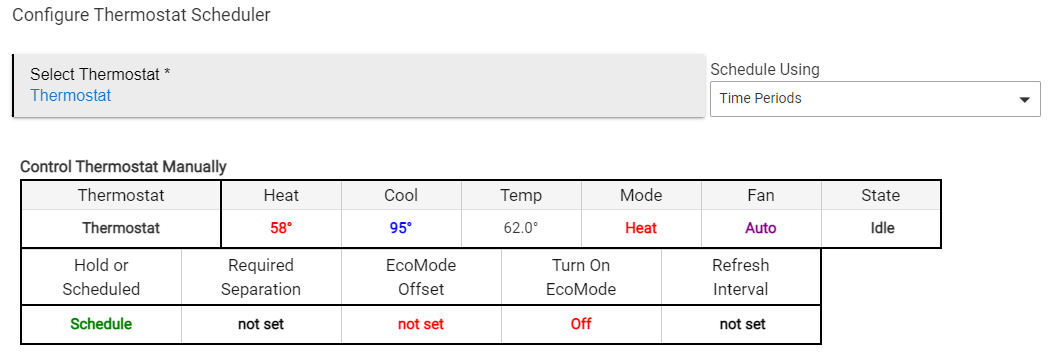 Thermostat Scheduler - 🧰 Built-In Apps and Drivers - Hubitat