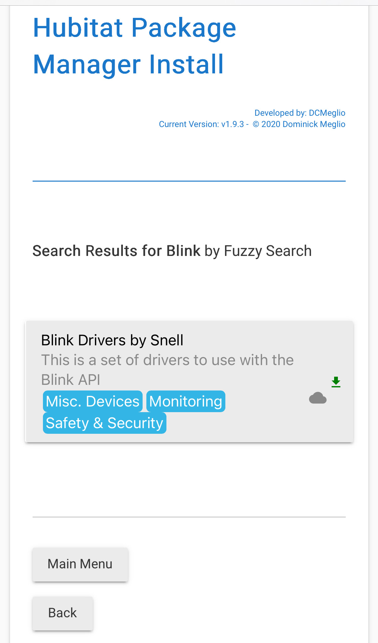 Blink camera - ⚙️ Custom Apps and Drivers - Hubitat