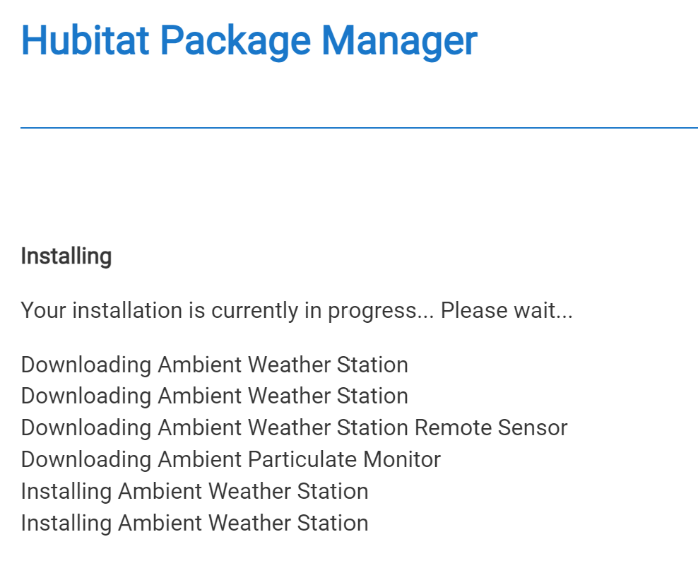 [Release] Ambient Weather Station App (AWS) - ⚙️ Custom Apps and Drivers - Hubitat