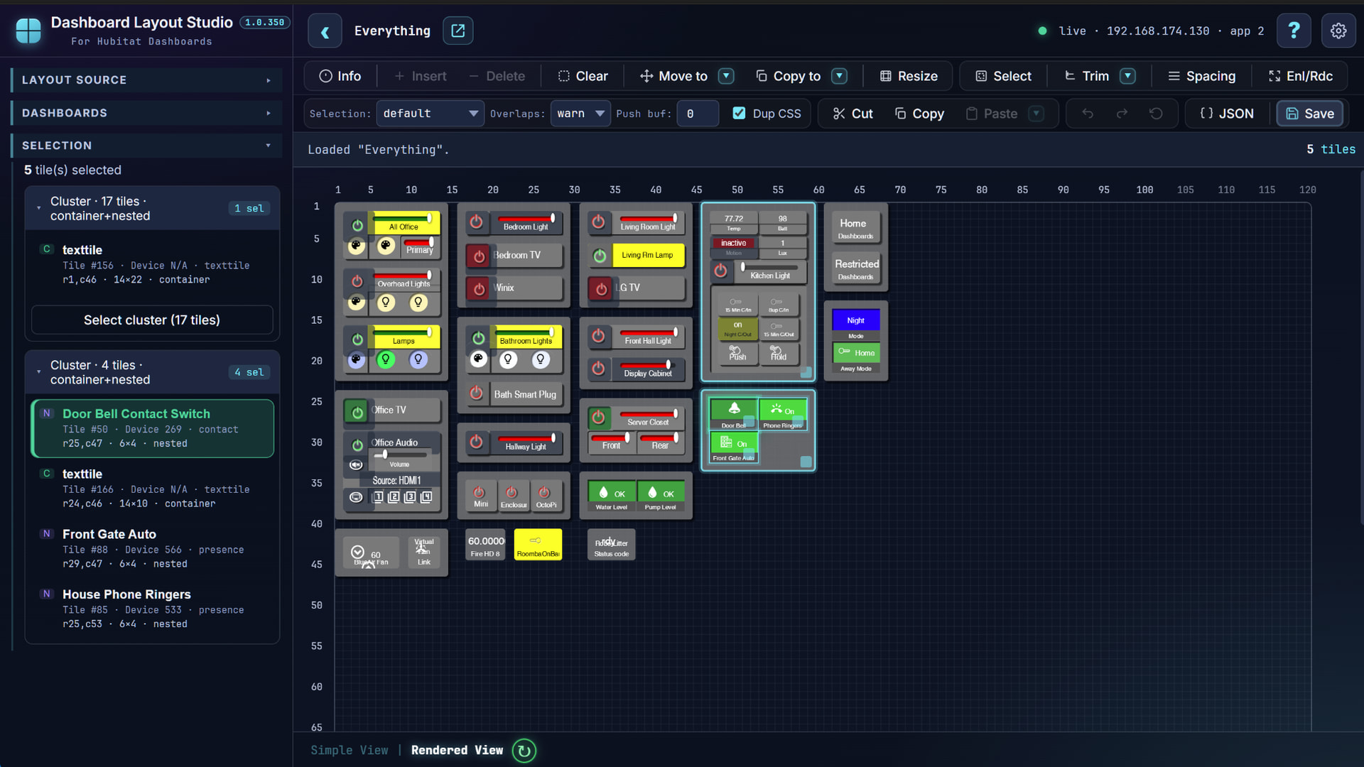 Customising dashboards with CSS - Dashboards - Hubitat